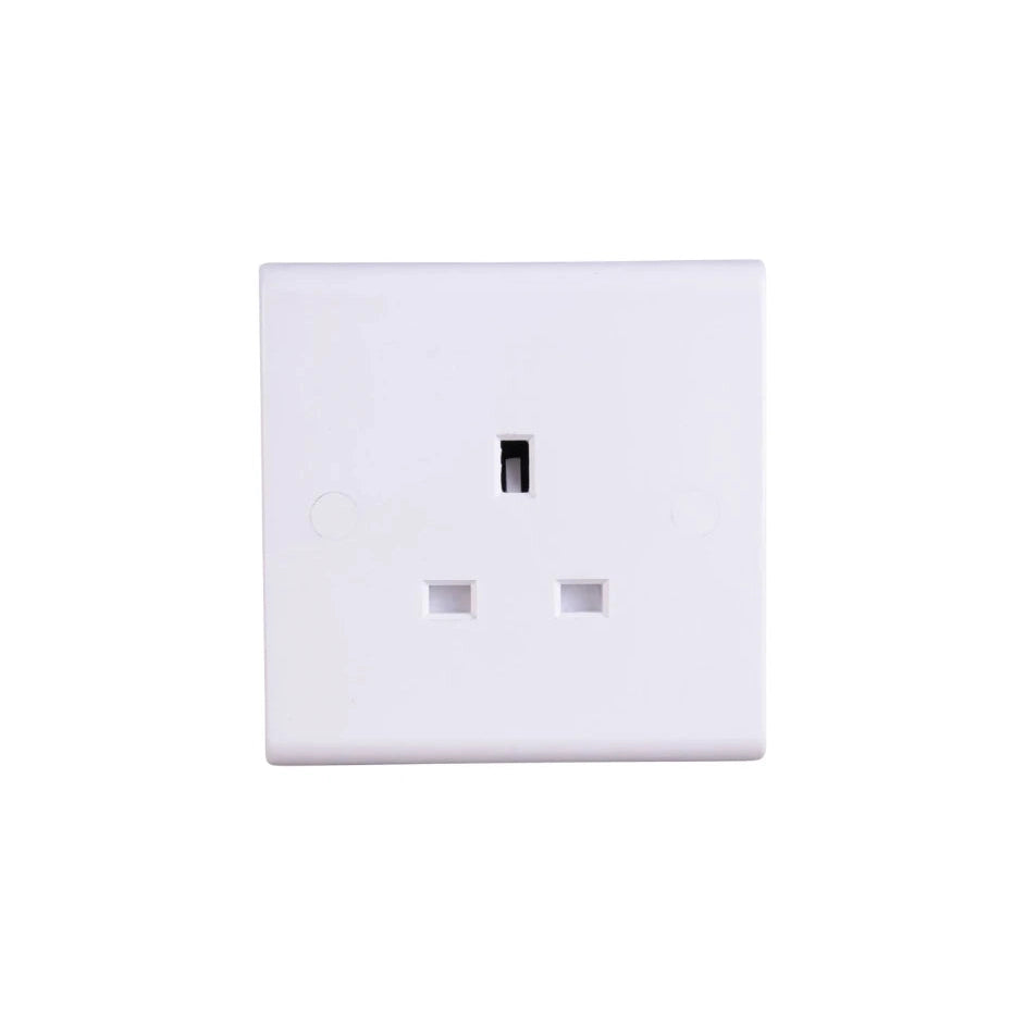 Deta S1206 Slimline 13A 1 Gang Unswitched Single Socket Deta S1206 Slimline 13A 1 Gang Unswitched Single Socket